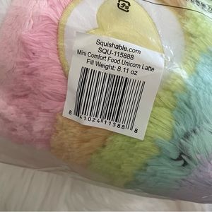 Squishable | Toys | Squishable Mini Rainbow Unicorn Latte Plush | Poshmark